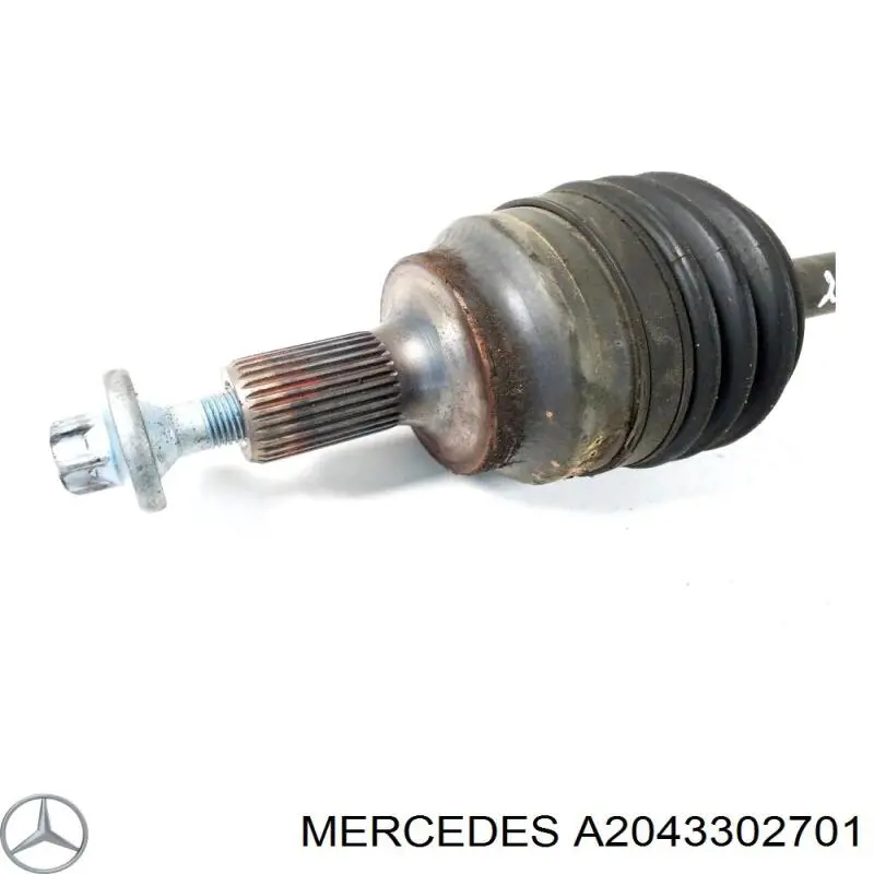 2043301600 Mercedes | Полуось (привод передняя правая) 2043301600 ...