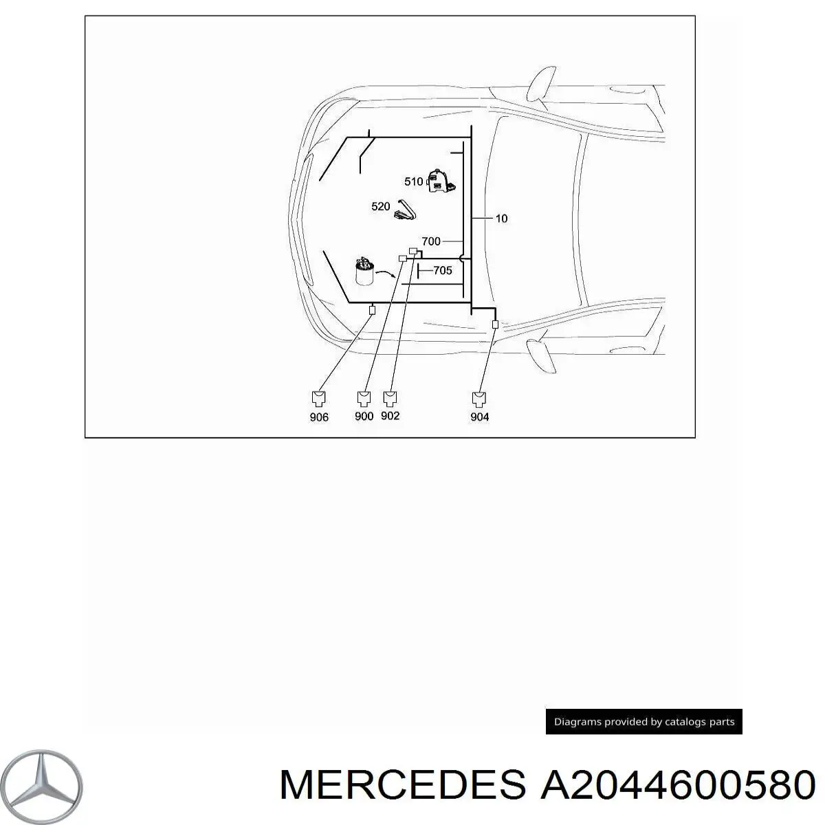 2044600680 Mercedes | Насос гидроусилителя руля (гур) 204 460 06 80 ...