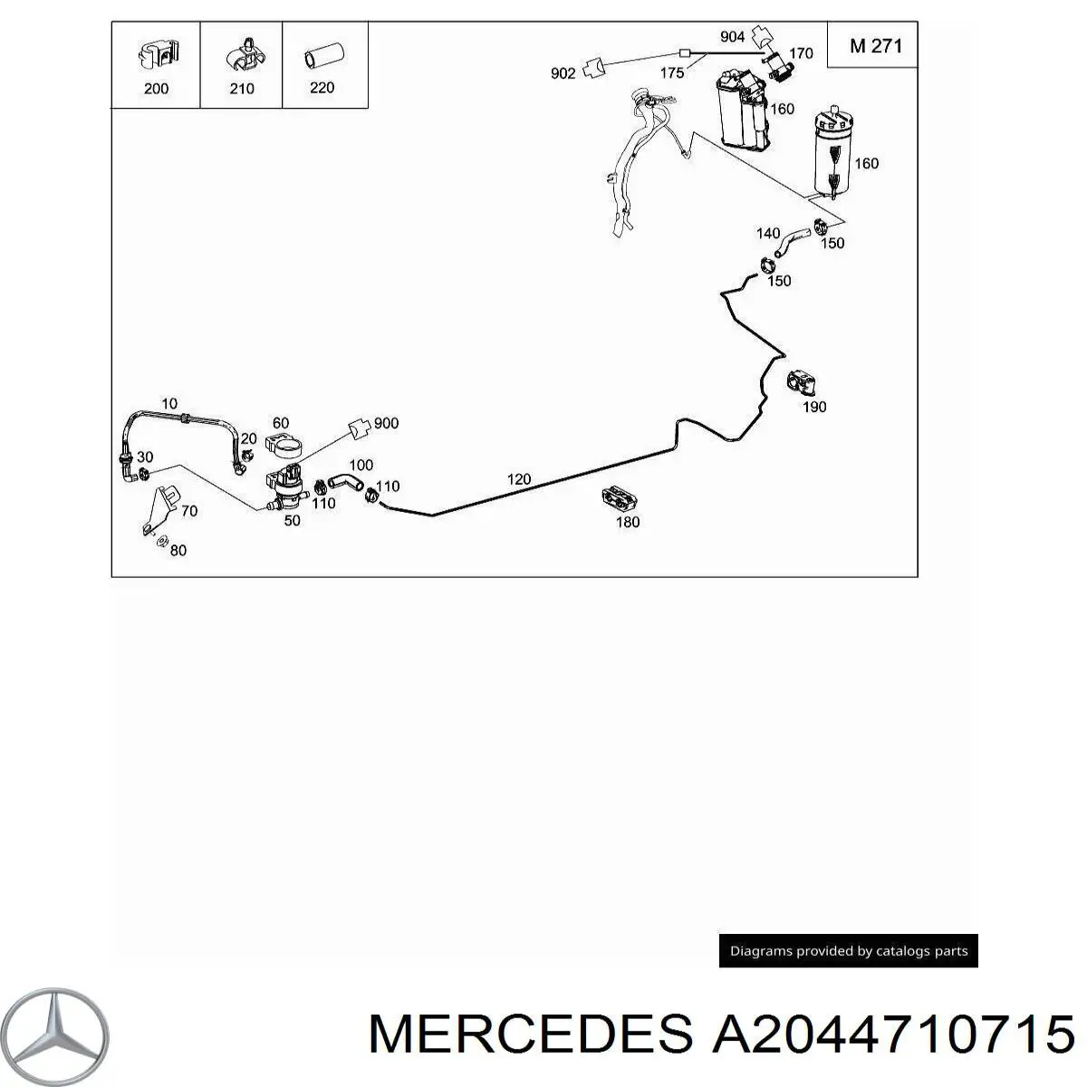 A2044710715 Mercedes | купить на Avto.pro