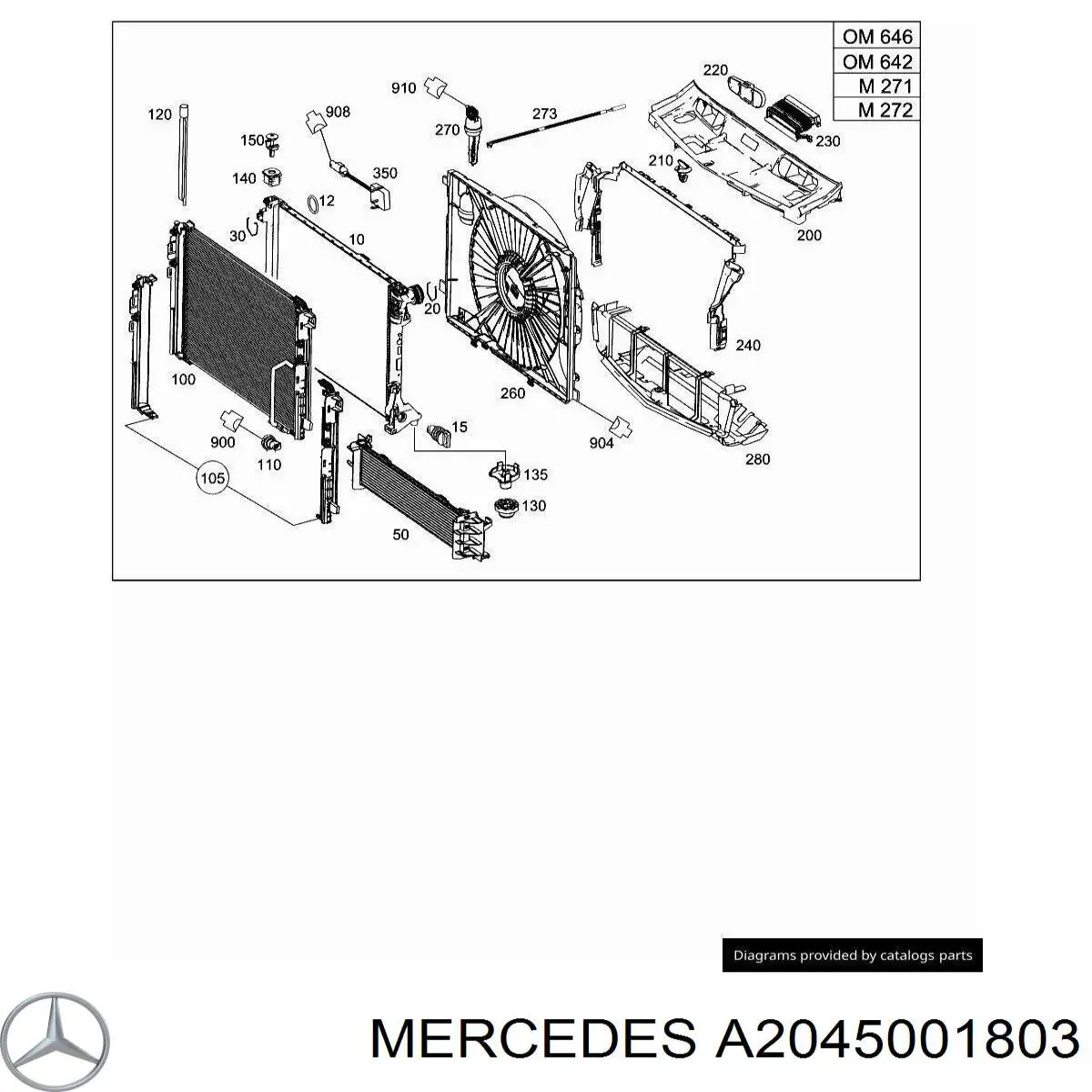 2045001803 Mercedes | купить на Avto.pro