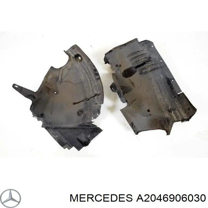 A2046906030 Mercedes | Подкрылок крыла переднего левый передний A 204 ...