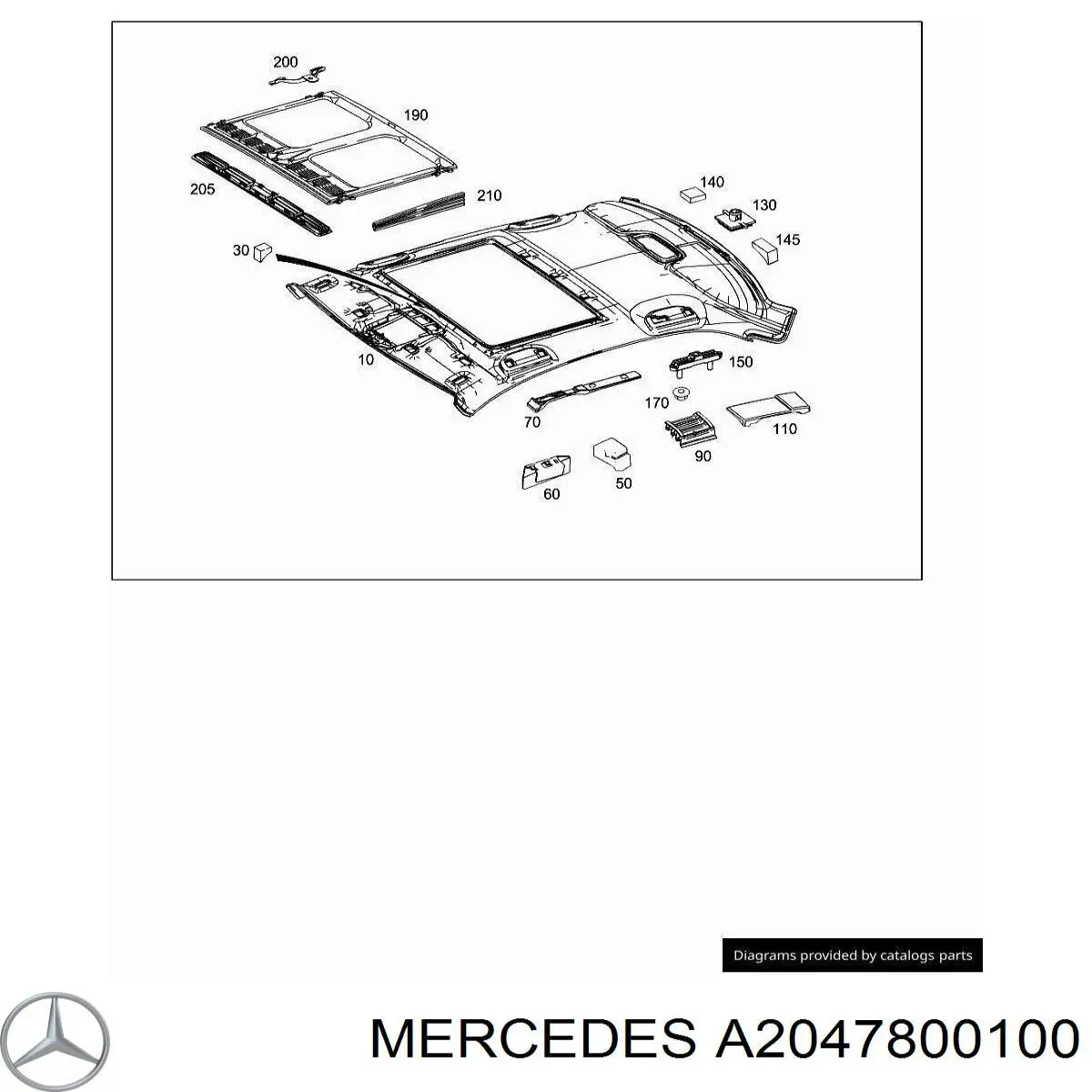 A2047800100 Mercedes | купить на Avto.pro