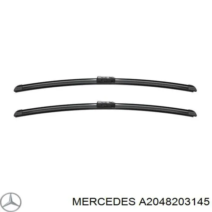 A2048203145 Mercedes щетка-дворник лобового стекла, комплект из 2 шт.
