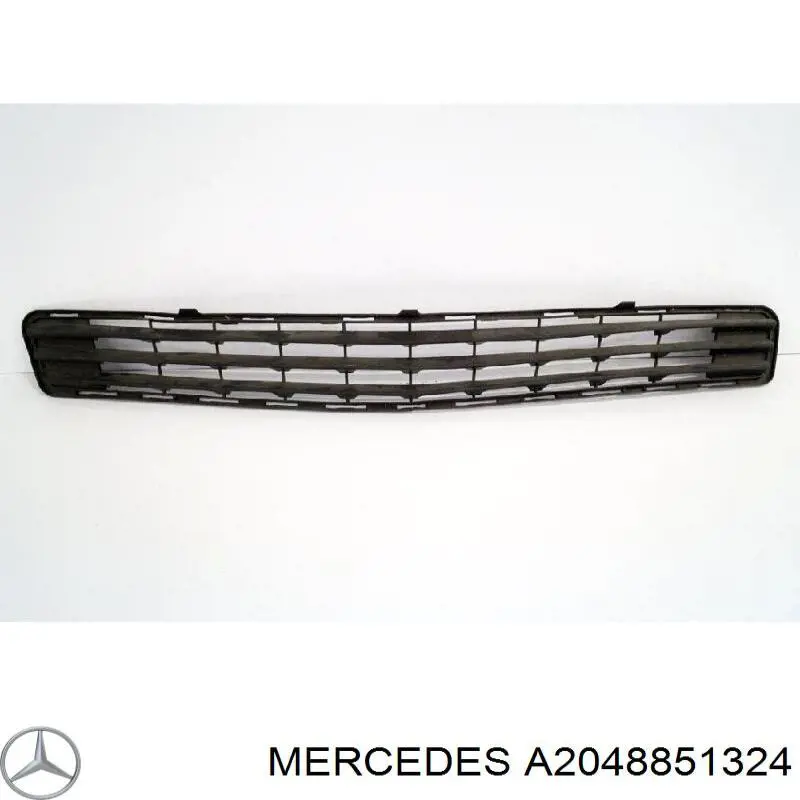 A2048851324 Mercedes решетка бампера переднего центральная
