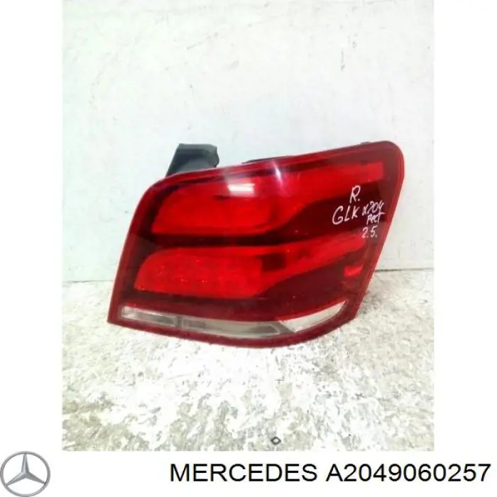 A2049060257 Mercedes | Фонарь задний правый A 204 906 02 57 купить на ...