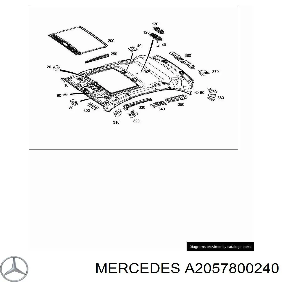 A2057800240 Mercedes | купить на Avto.pro