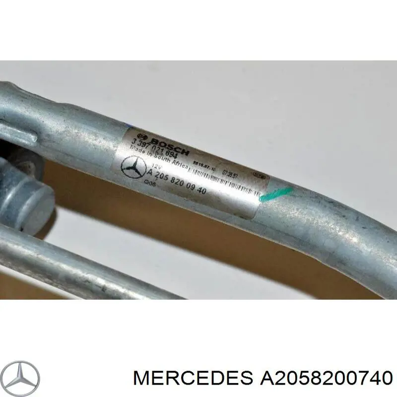 A2058200740 Mercedes | Трапеция стеклоочистителя A 205 820 07 40 купить ...