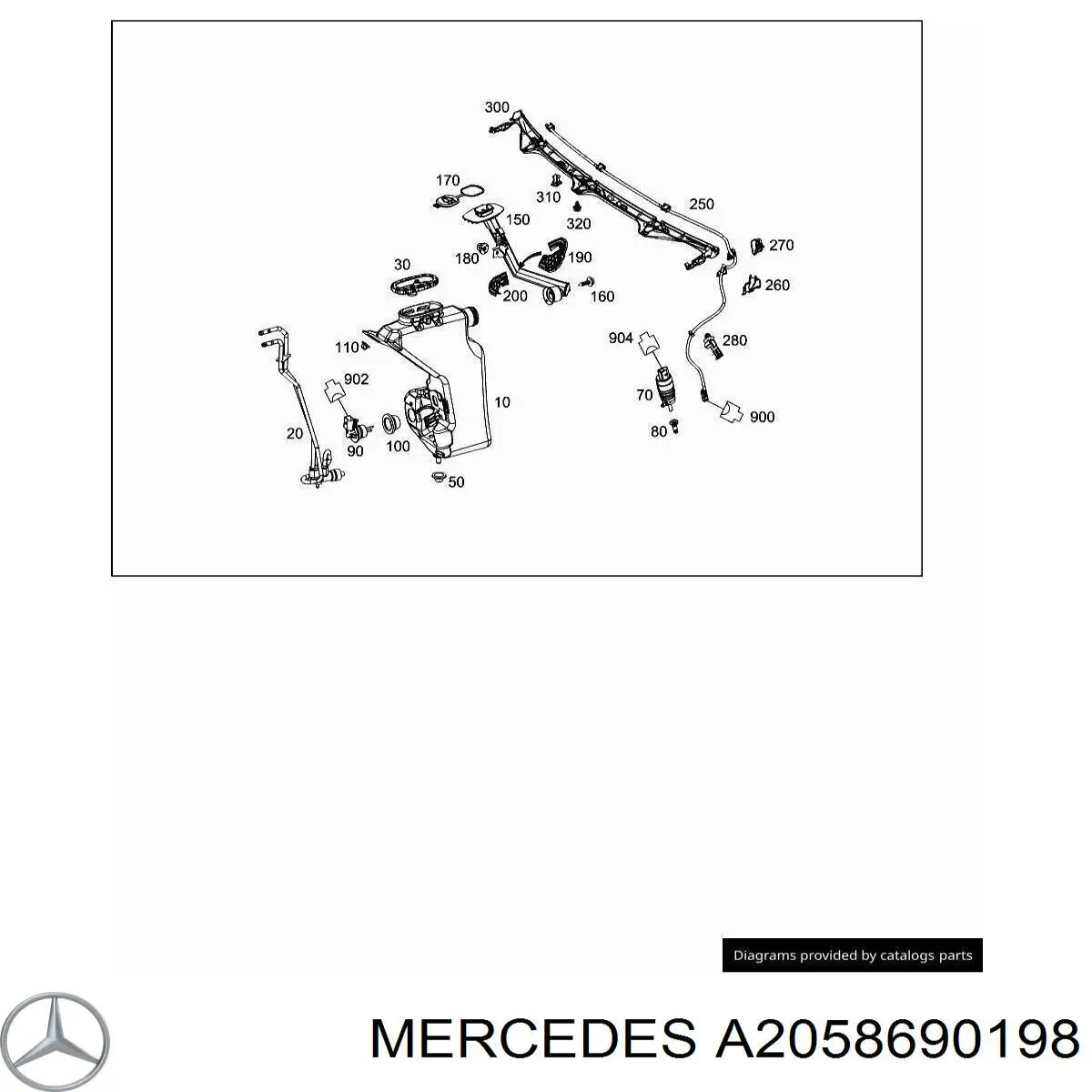 A2058690198 Mercedes | купить на Avto.pro