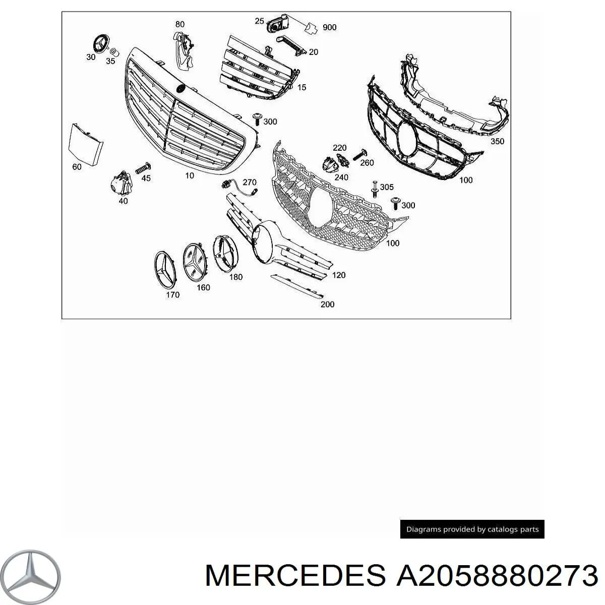A2058880273 Mercedes | купить на Avto.pro