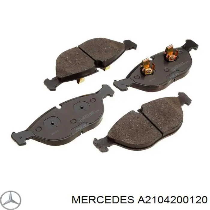 A2104200120 Mercedes колодки передние
