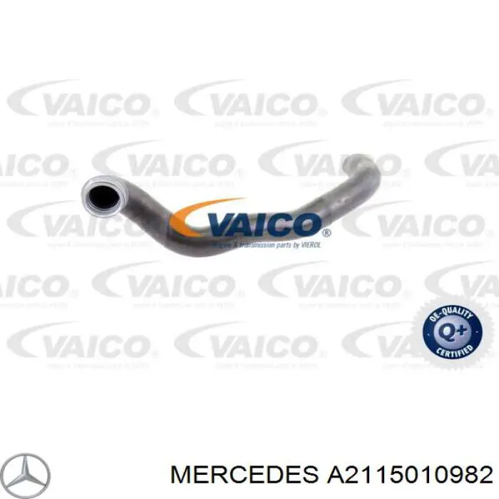 A2115010982 Mercedes | Шланг (патрубок радиатора охлаждения верхний) A ...