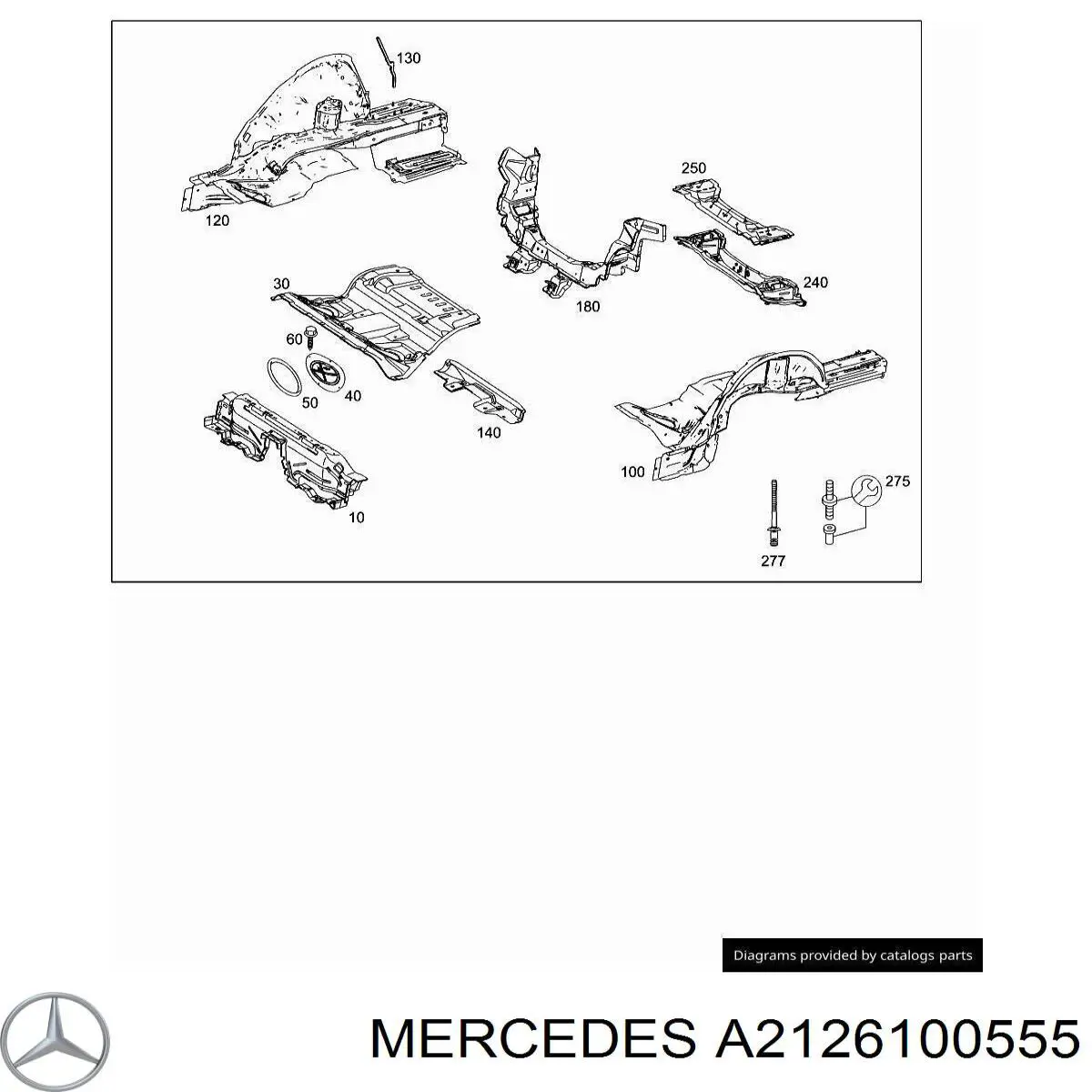 A2126100555 Mercedes | купить на Avto.pro