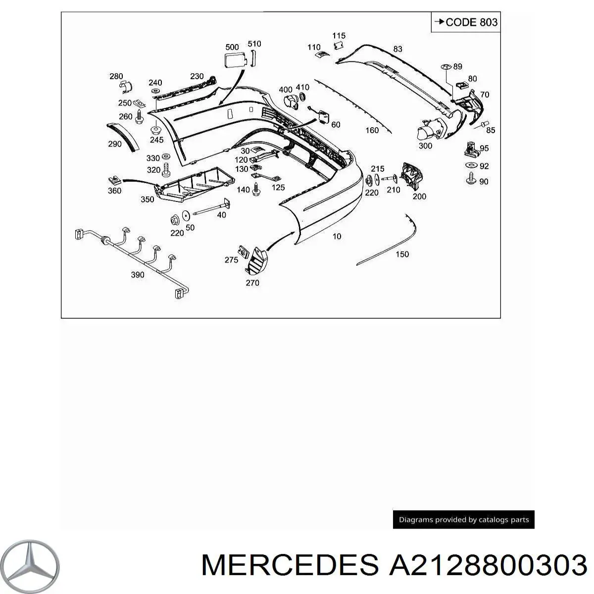 A2128800303 Mercedes | купить на Avto.pro