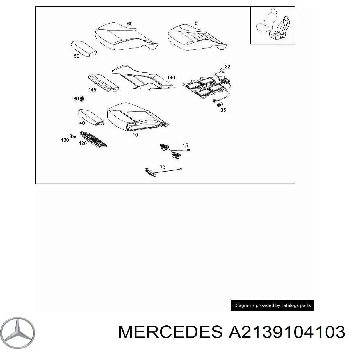 A2139104103 Mercedes | купить на Avto.pro