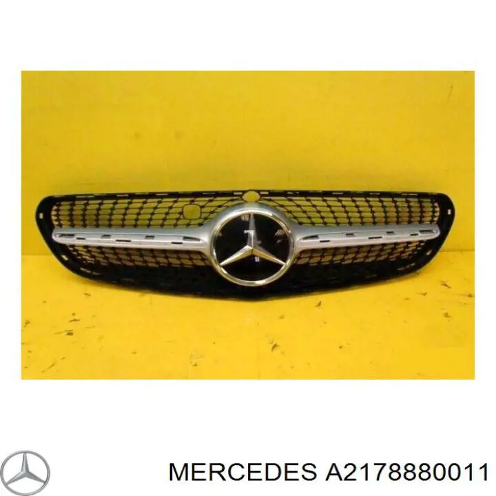 A2178880011 Mercedes пластина крепления решетки радиатора