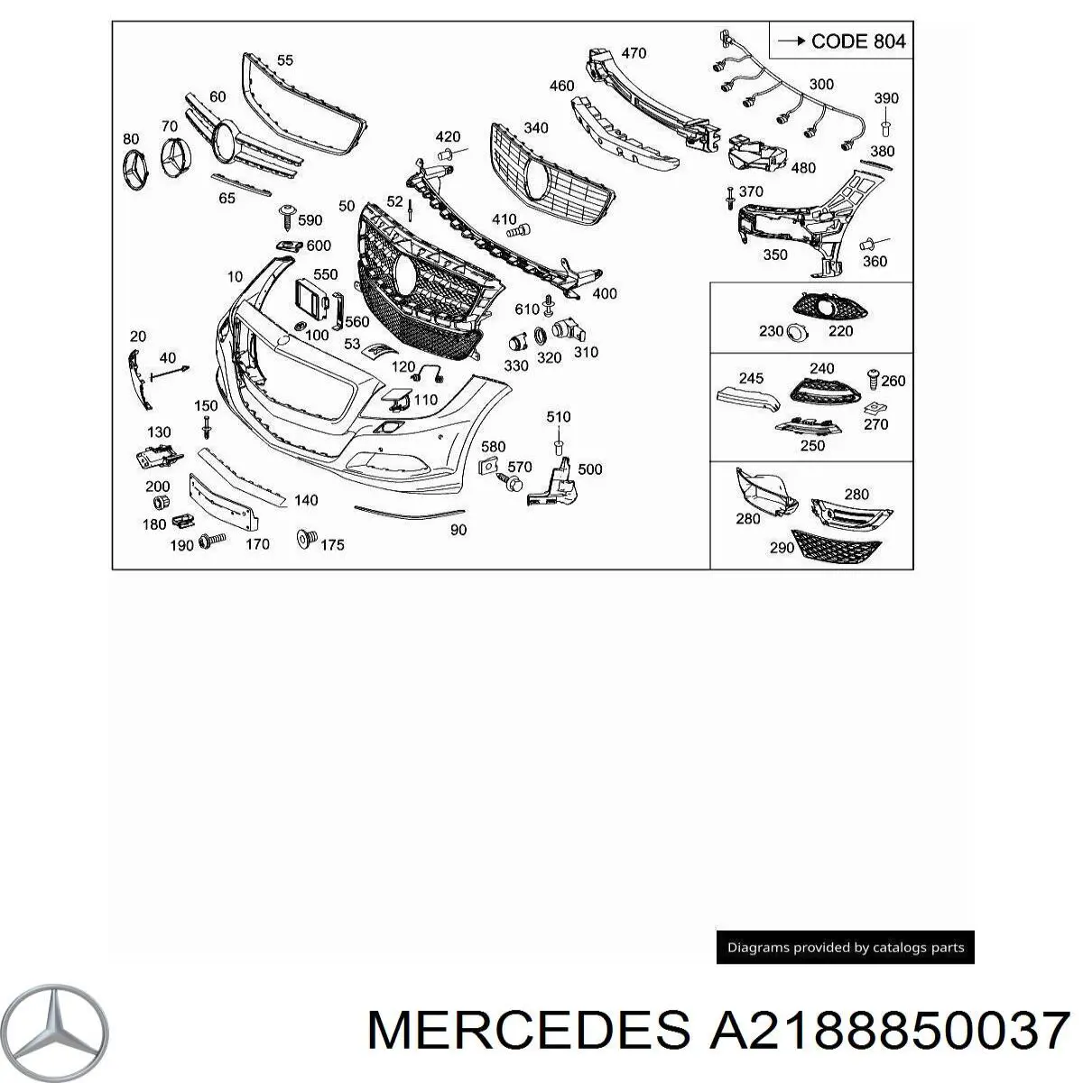 A2188850037 Mercedes | купить на Avto.pro