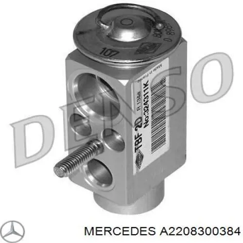 A2208300384 Mercedes клапан trv кондиционера