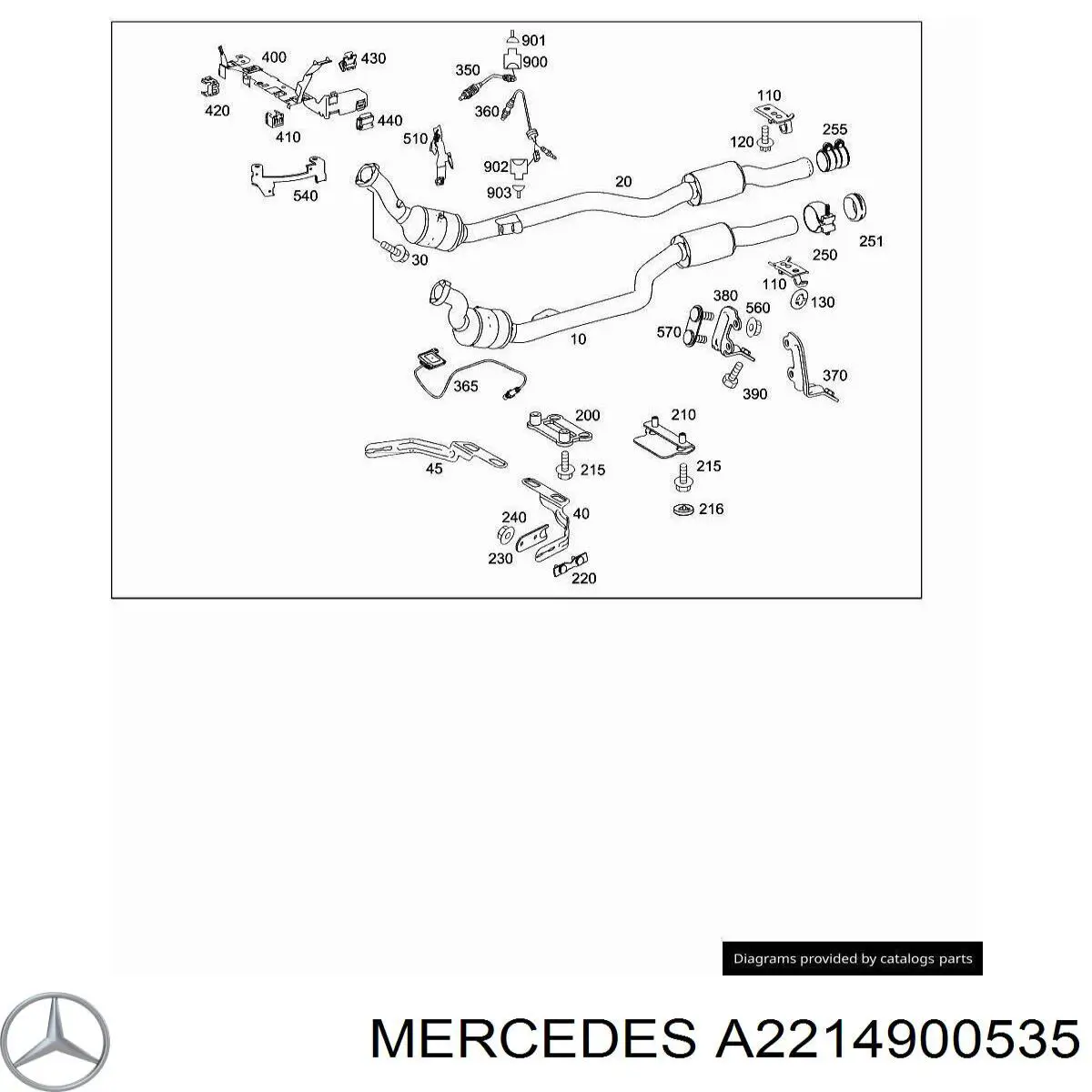 A2214900535 Mercedes | купить на Avto.pro
