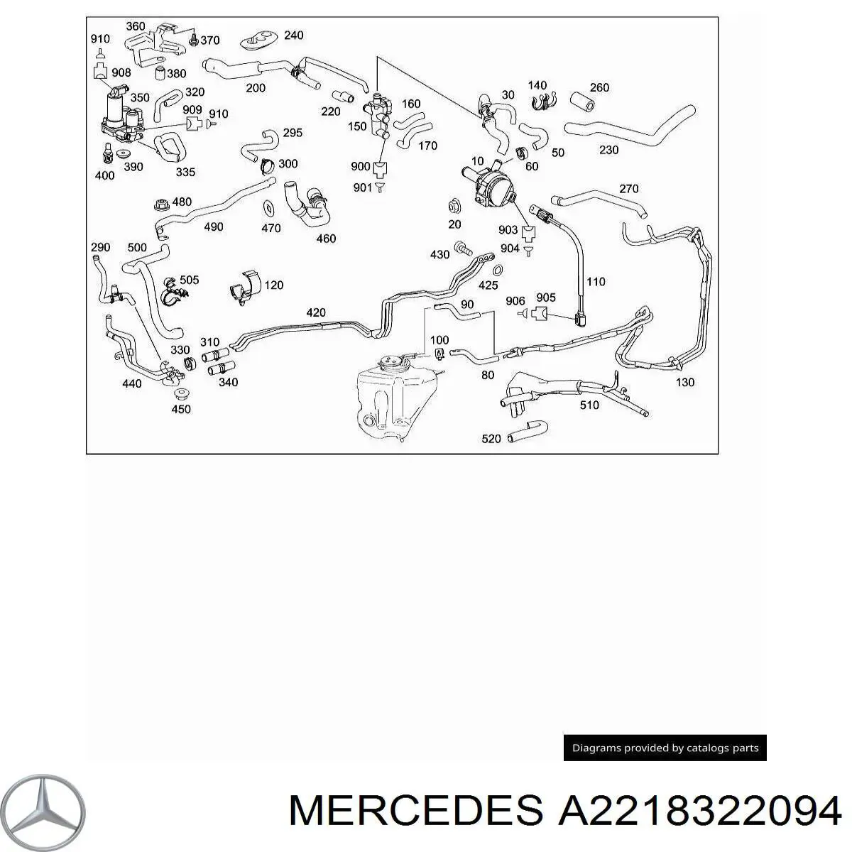 2218322094 Mercedes | купить на Avto.pro