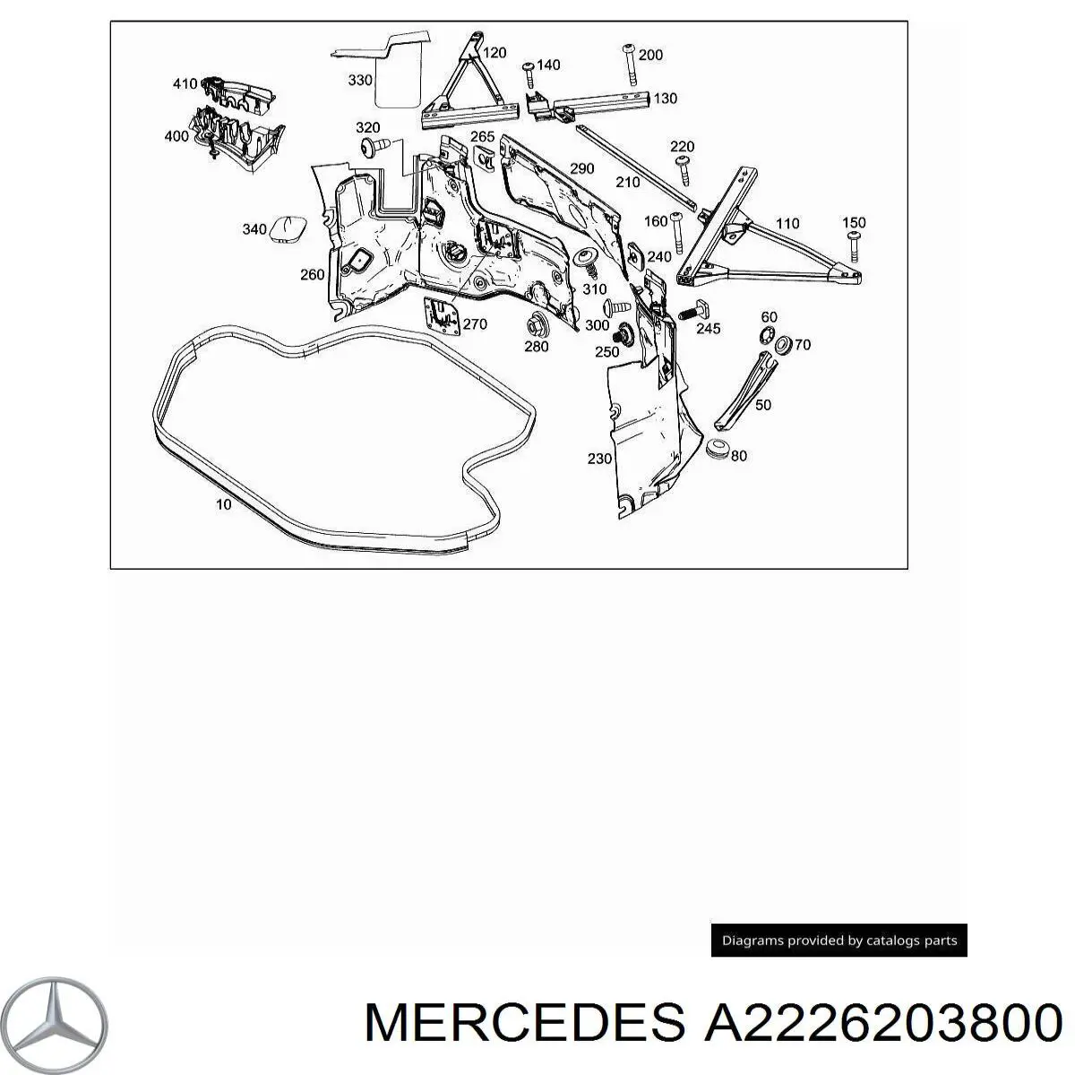 A2226203800 Mercedes | купить на Avto.pro