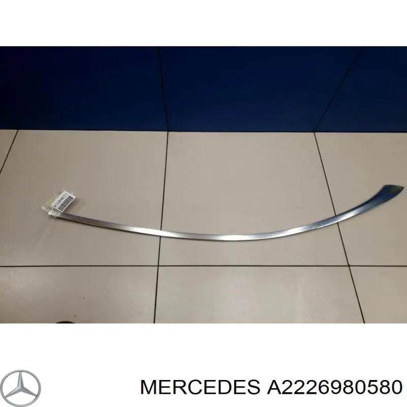 A2226980580 Mercedes молдинг двери задней правой / верх/ziers