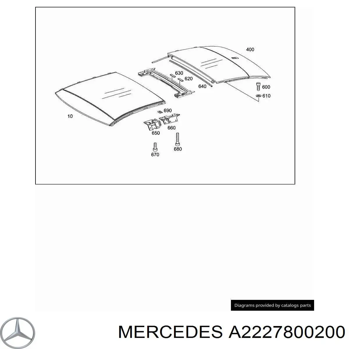A2227800200 Mercedes bартiсть з доставкою окрiм габариту