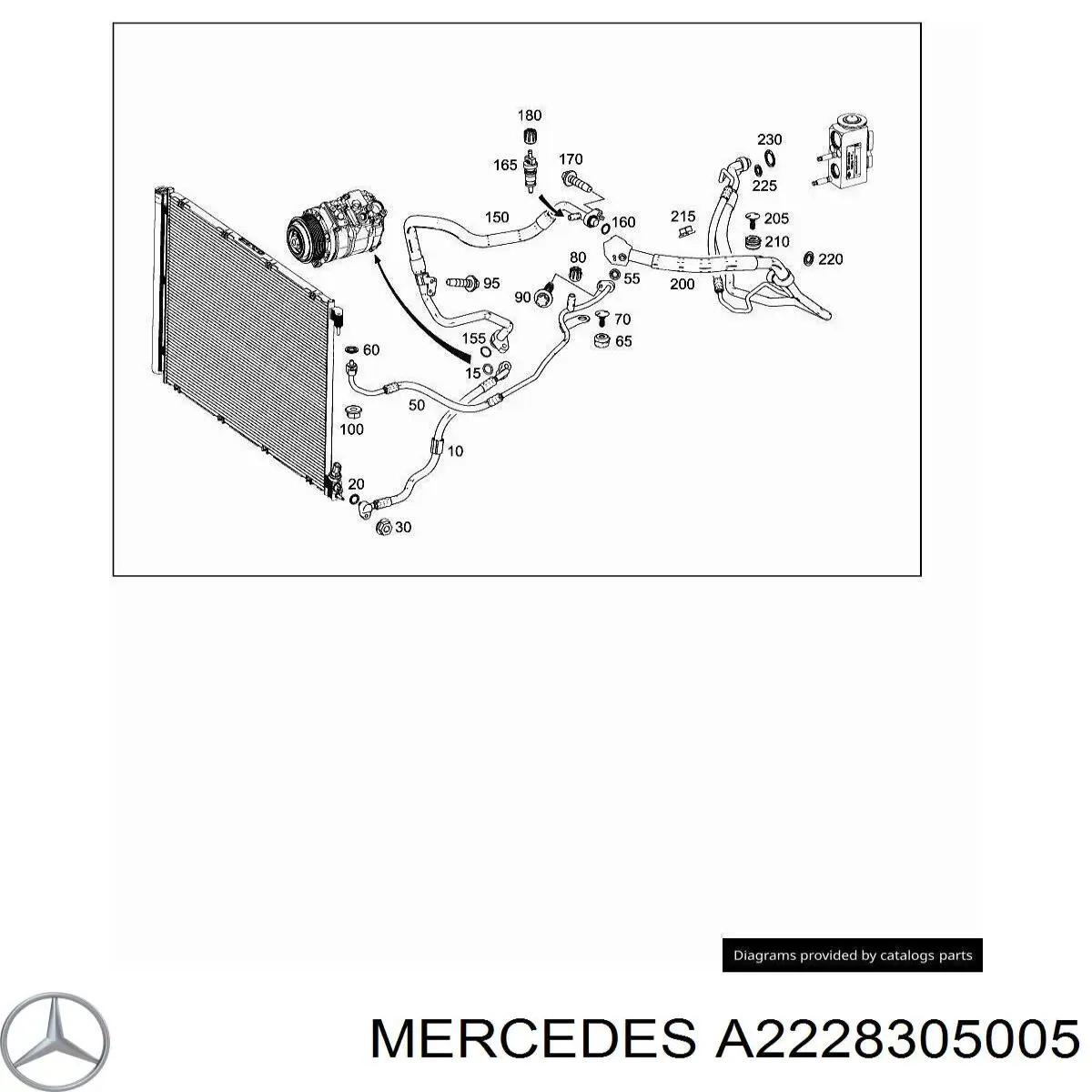 A2228305005 Mercedes | купить на Avto.pro