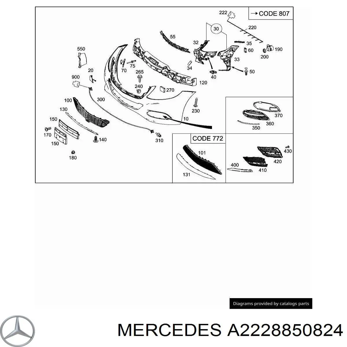 A2228850824 Mercedes | купить на Avto.pro