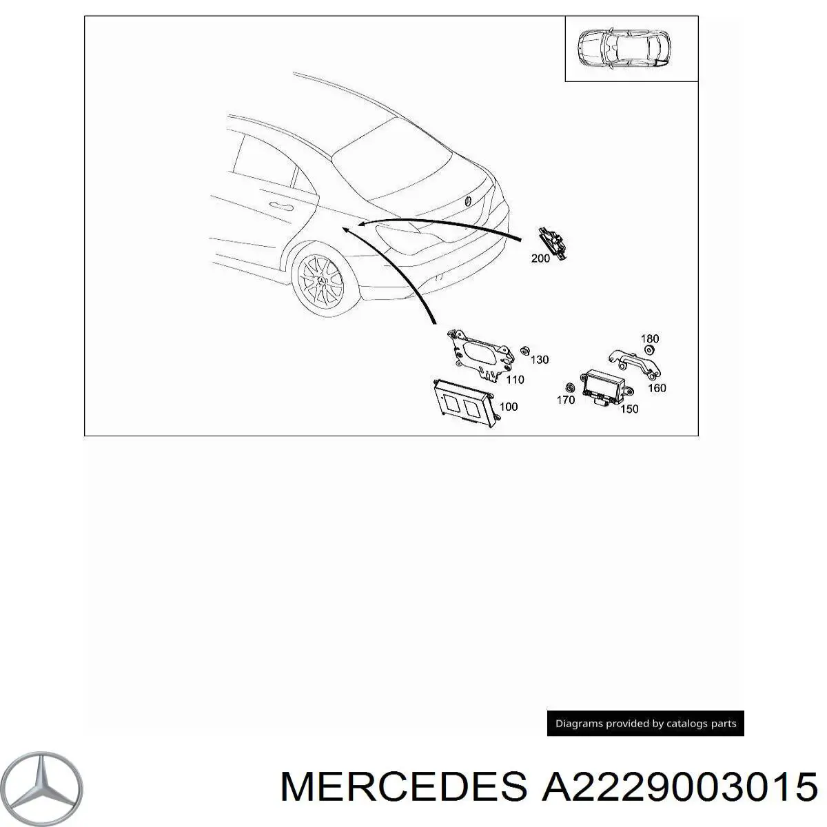 A222900301580 Mercedes | купить на Avto.pro