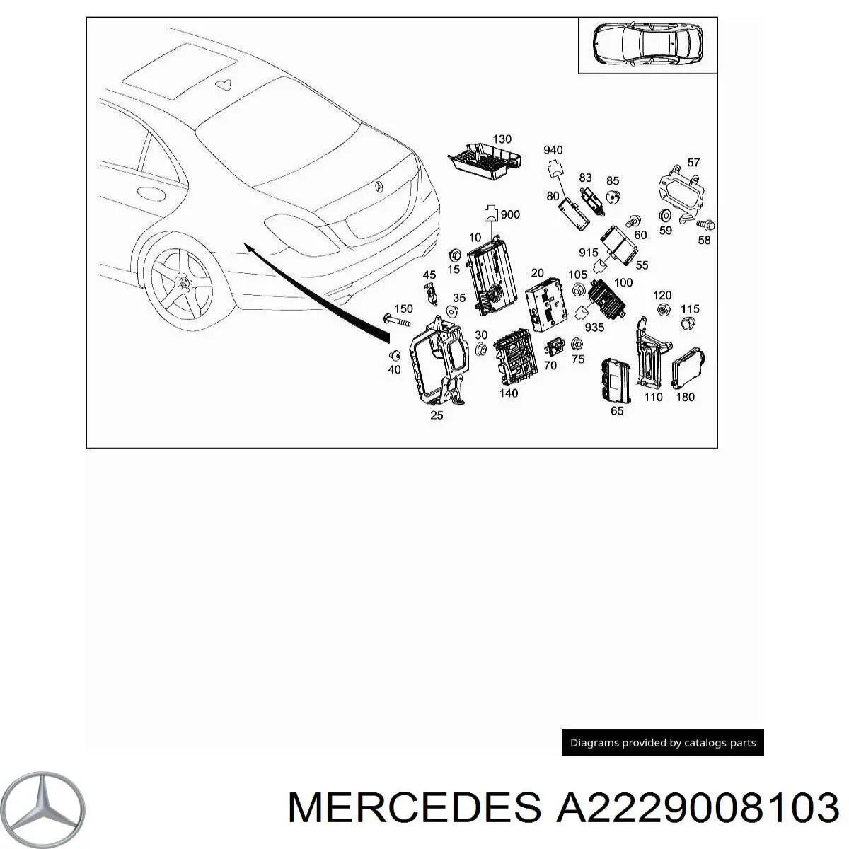 A2229008103 Mercedes цена с доставкой кроме габаритных запчастей