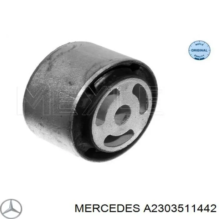 A2303511442 Mercedes | Сайлентблок траверсы крепления заднего редуктора ...