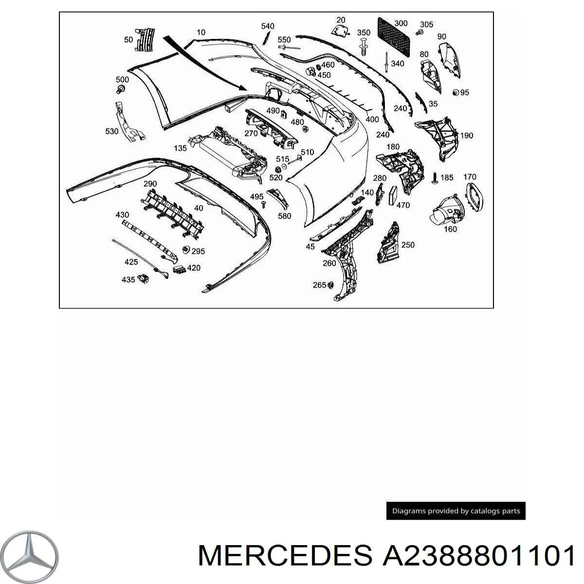 A2388801101 Mercedes | купить на Avto.pro