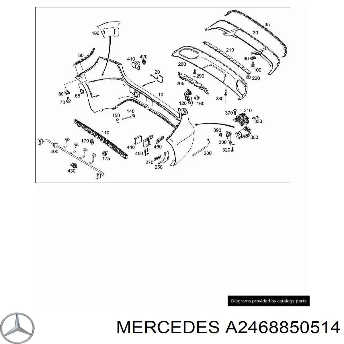A2468850514 Mercedes | купить на Avto.pro