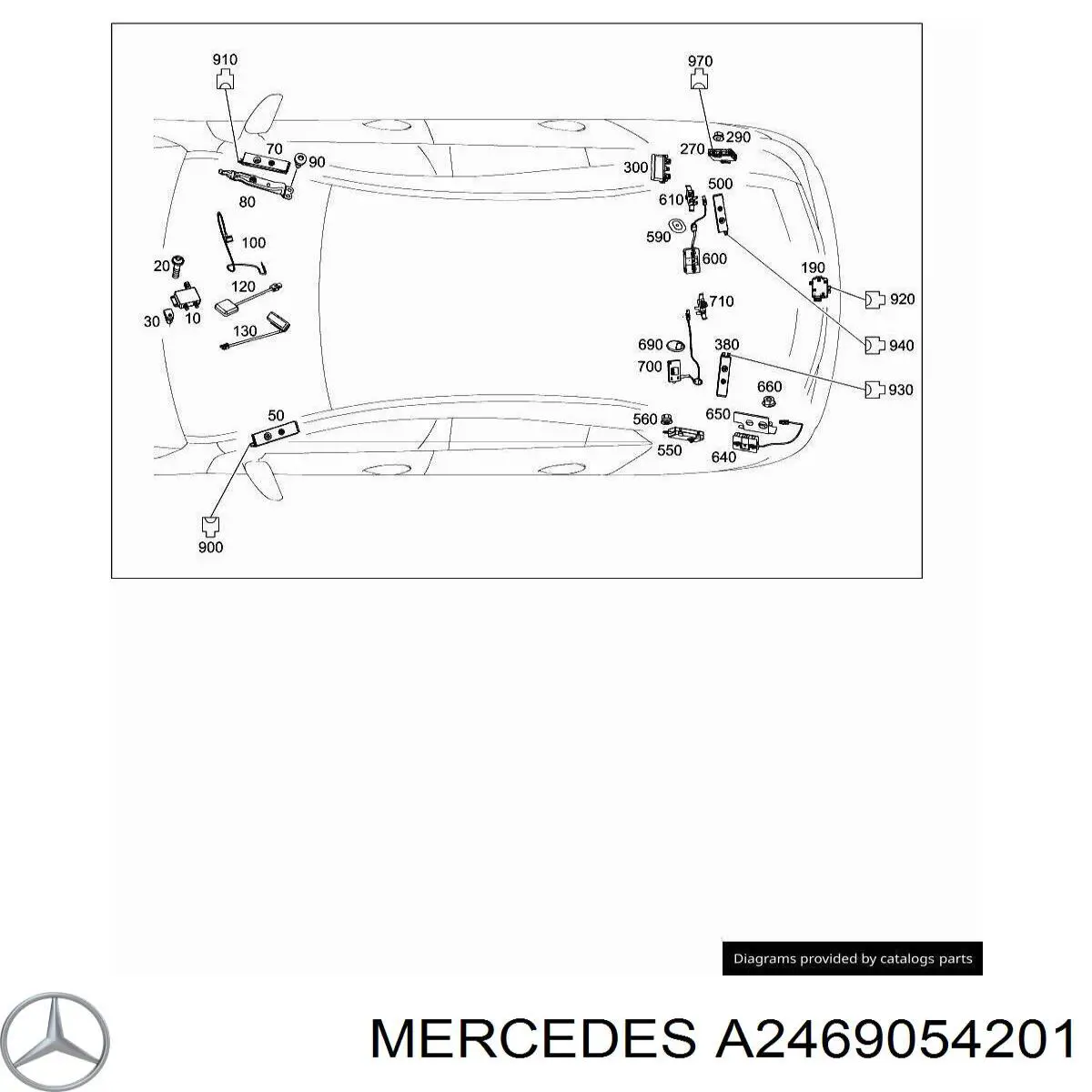A2469054201 Mercedes | купить на Avto.pro
