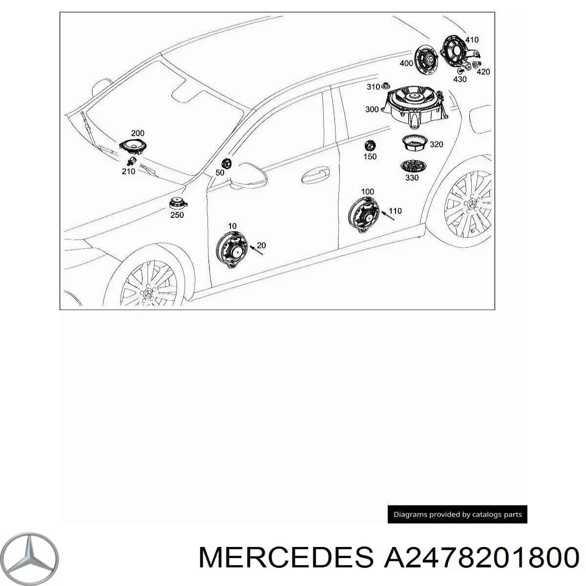 A2478201800 Mercedes | купить на Avto.pro