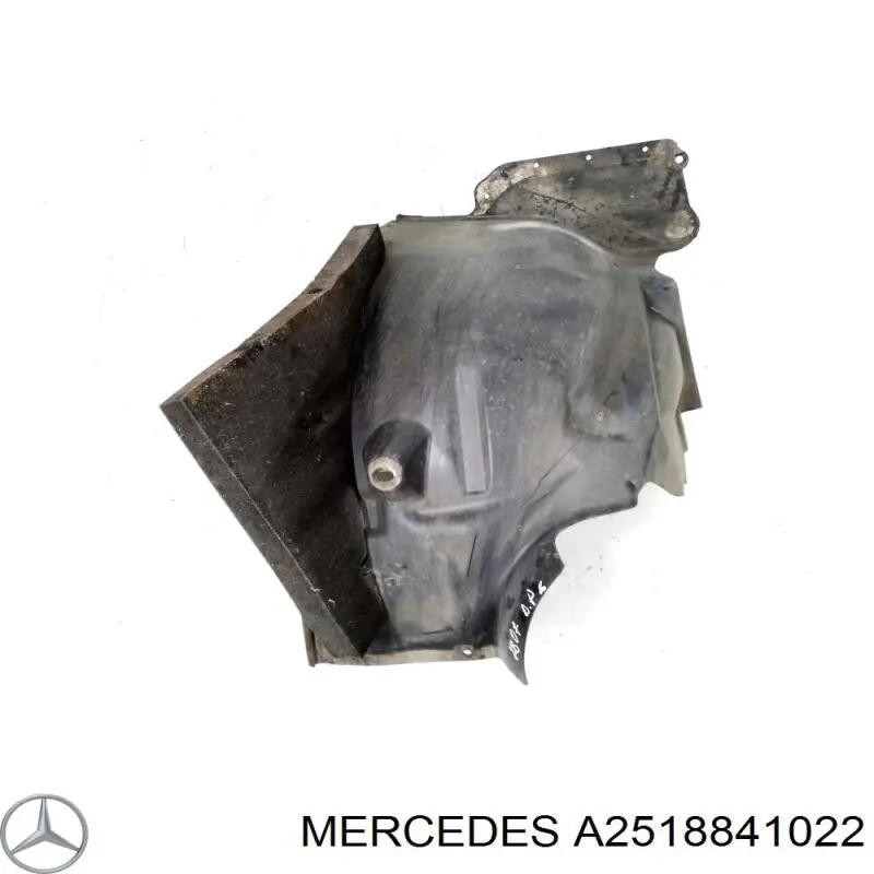 2518841022 Mercedes | Подкрылок крыла переднего правый задний 251 884 ...