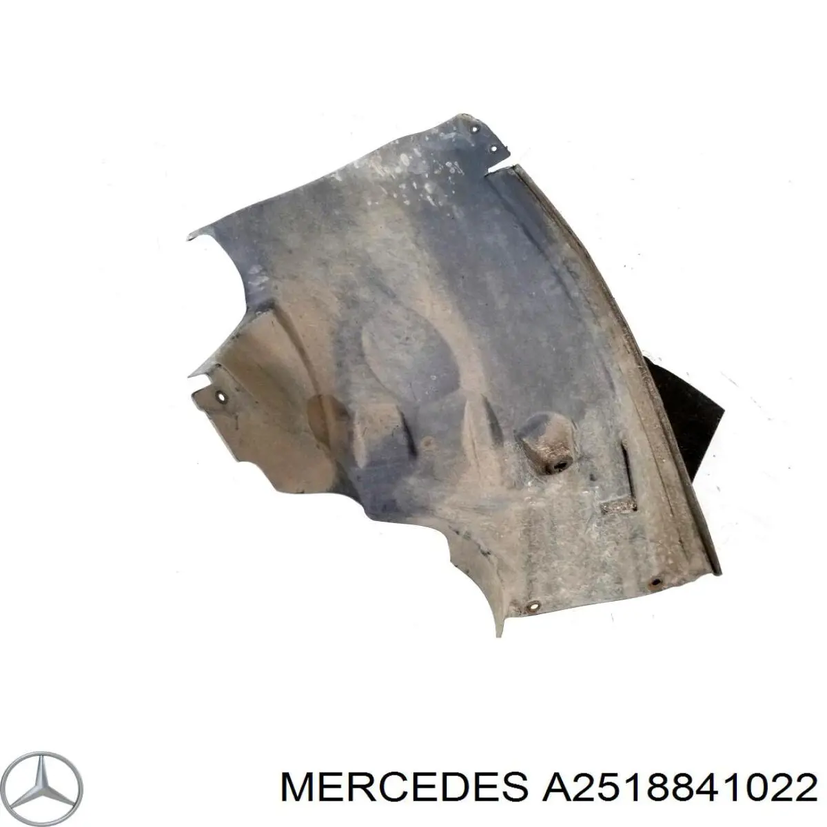 2518841022 Mercedes | Подкрылок крыла переднего правый задний 251 884 ...