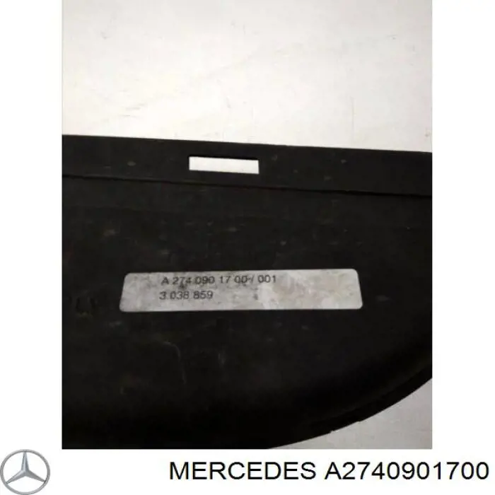 A2740901700 Mercedes воздухозаборник воздушного фильтра