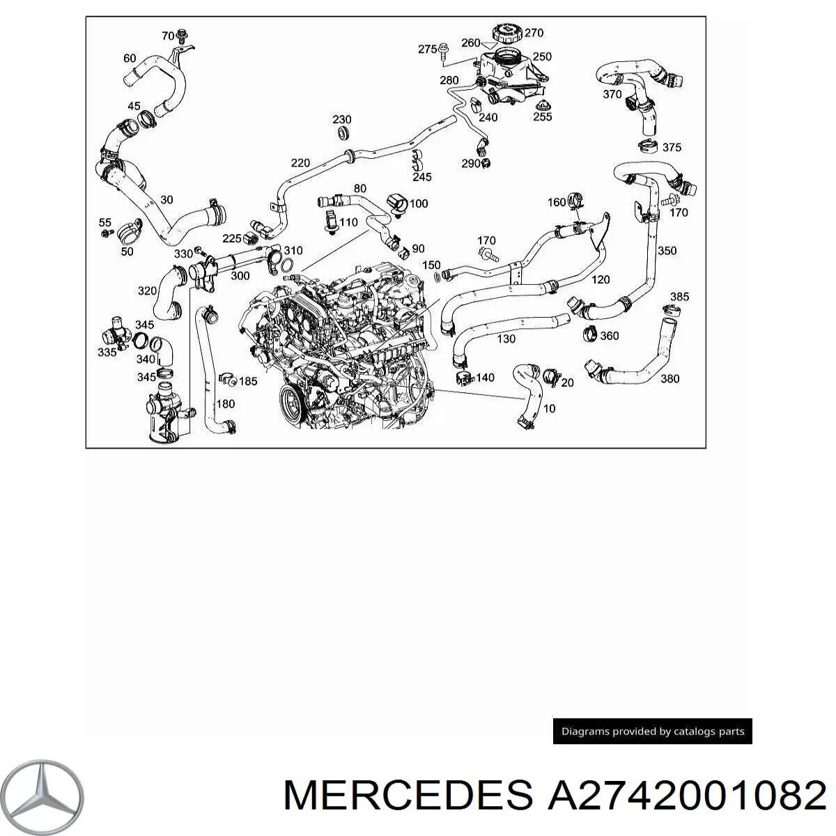 A2742001082 Mercedes | купить на Avto.pro