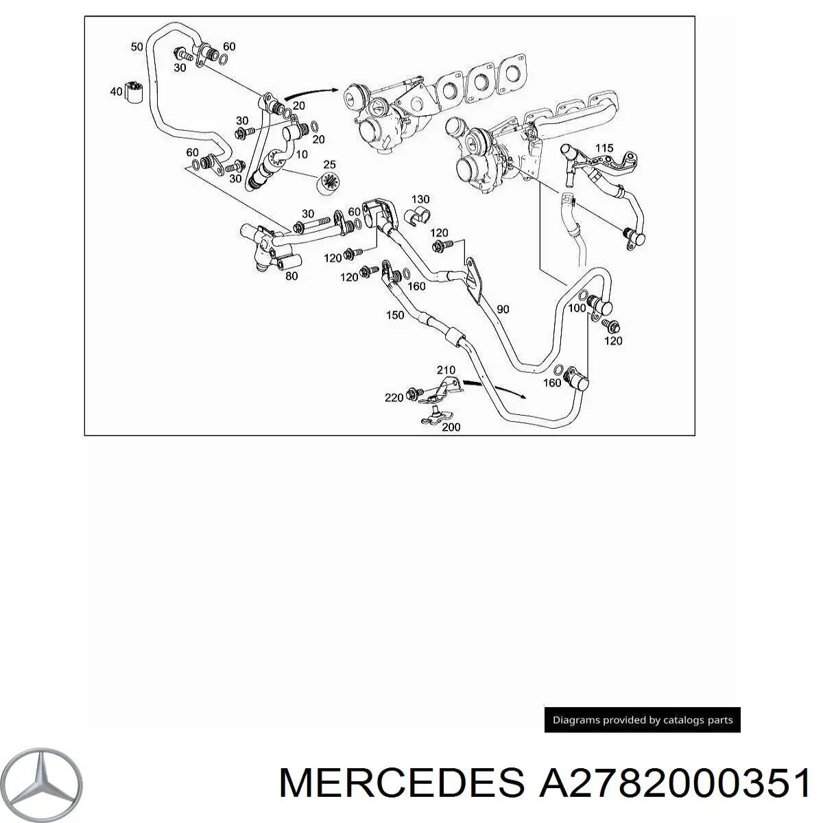 A2782000351 Mercedes | купить на Avto.pro
