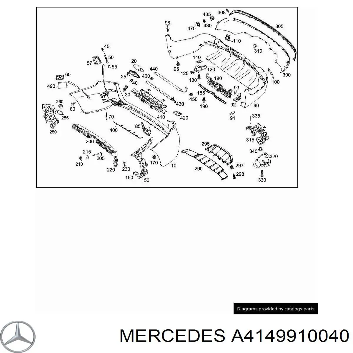 4149910040 Mercedes | купить на Avto.pro