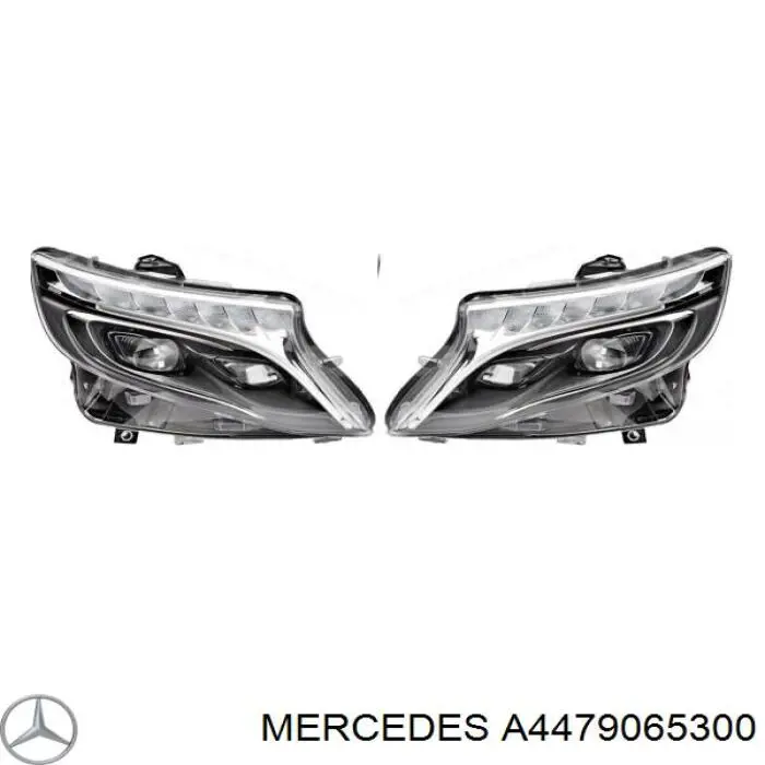 A4479065300 Mercedes | Фара правая A 447 906 53 00 купить на Avto.pro