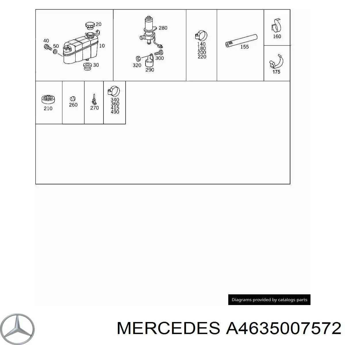4635007572 Mercedes | купить на Avto.pro