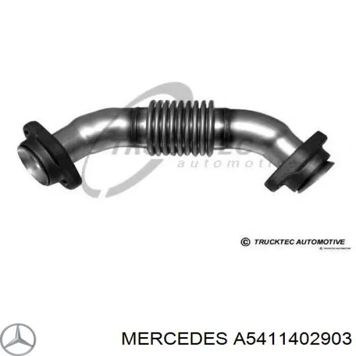 A5411402503 Mercedes | Труба приемная (штаны глушителя передняя) A541 ...