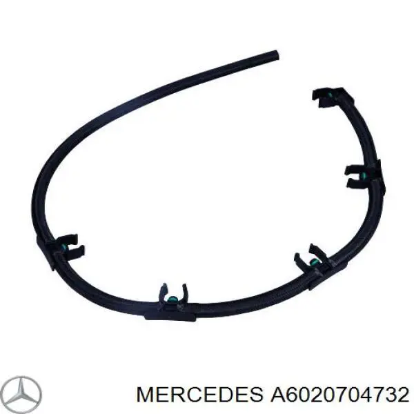 A6020704732 Mercedes | Трубка топливная, обратная от форсунок A 602 070 ...