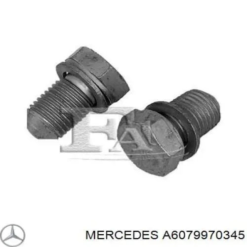 A6079970345 Mercedes прокладка пробки поддона двигателя
