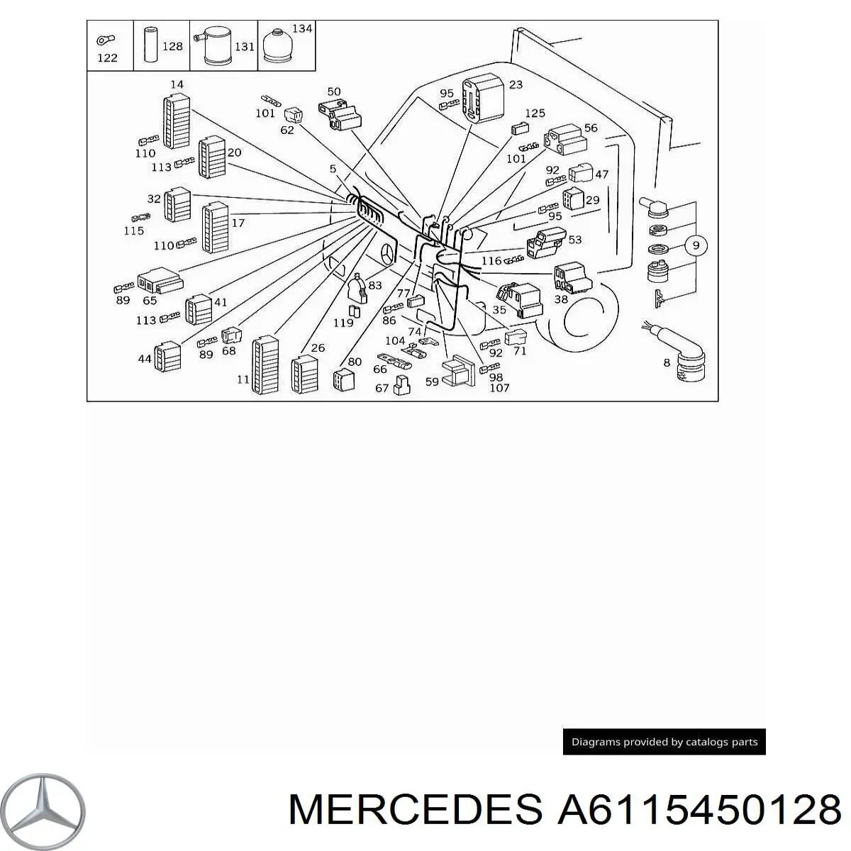 6115450128 Mercedes | купить на Avto.pro