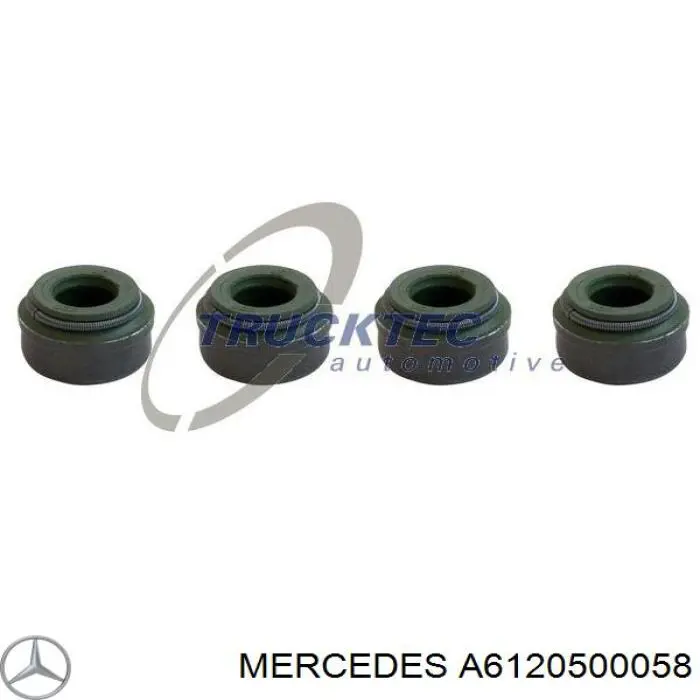 A6120500058 Mercedes Сальник клапана (маслосъемный), впуск/выпуск ...