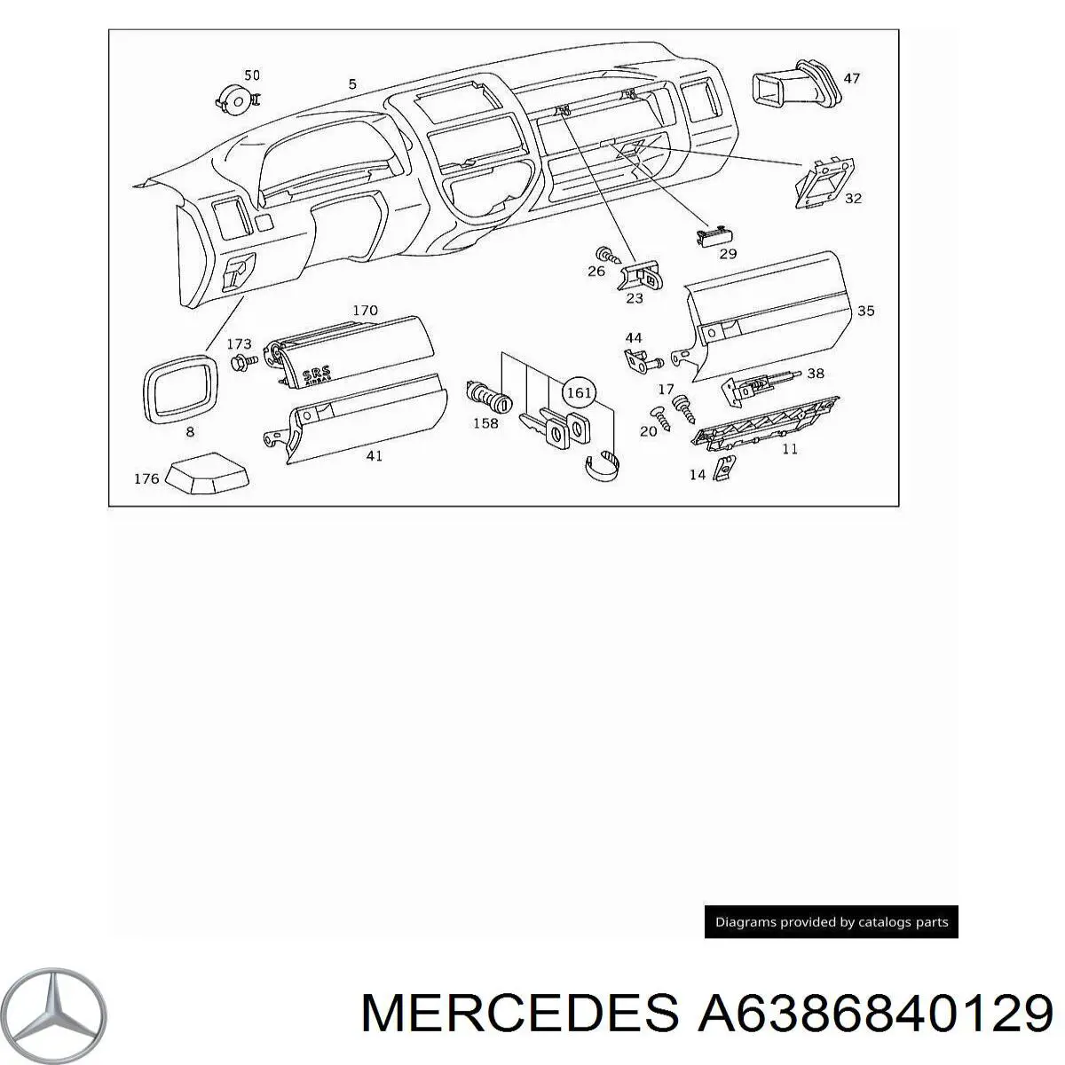 A6386840129 Mercedes | купить на Avto.pro