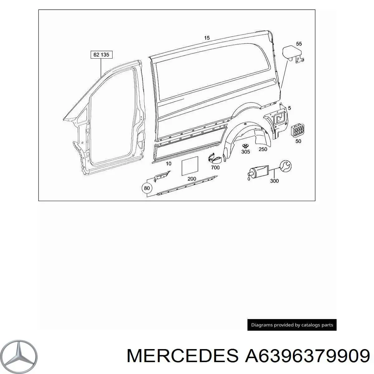 A6396379909 Mercedes | купить на Avto.pro